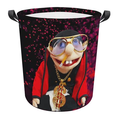 Sml Jeffy Rapper Circular Laundry Hamper Foldable Large Storage Baskets