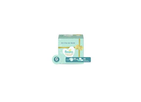 Kit Fralda Pampers Premium Care G 30 Unidades Lenços Umedecidos Aloe