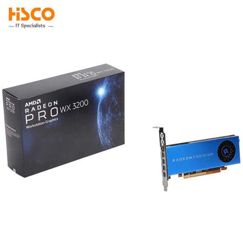 Amd Radeon Pro Wx 3200 워크 스테이션 그래픽 카드 4x 미니 Displayport 출력 4k