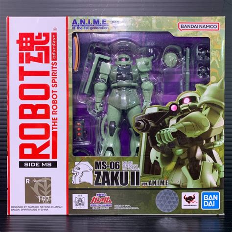 Robot Spirits Side Ms Zaku Ii Ver A N I M E Mobile Suit Gundam Shopee Thailand
