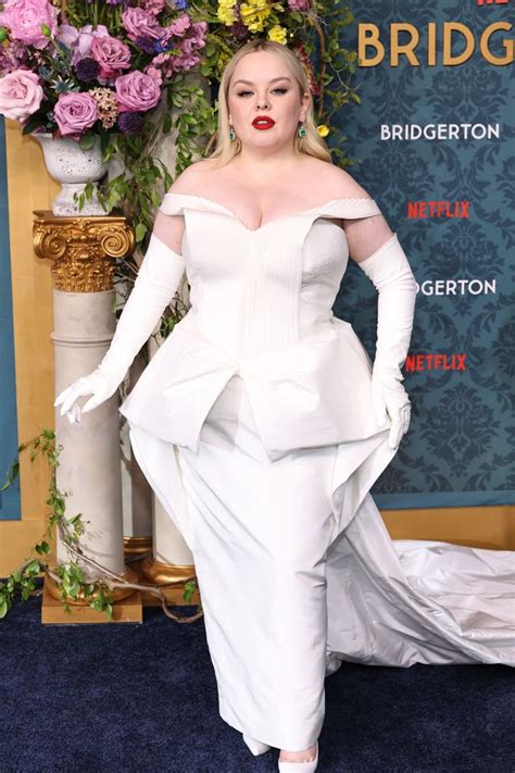 Nicola Coughlan Was The Diamond Of The Season In A Bridal Gown At The