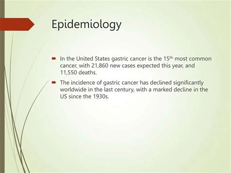 Gastriccancer Types Classified And Manage Ppt