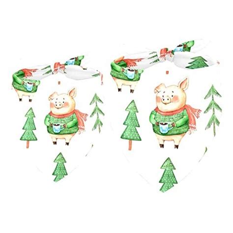 Walldor 2 Pack Hond Bandana Hero Varken Met Groene Trui Koffie
