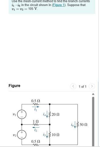 Answered Use The Mesh Current Method To Find The Branch Currents 1 16