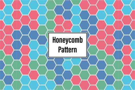 Multicolored Seamless Honeycomb Pattern Graphic By Cutepik · Creative