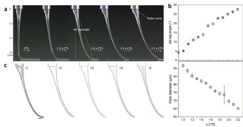 Kinematical Analysis Of Melt Electrowritten Jet A Jet Profiles Taken