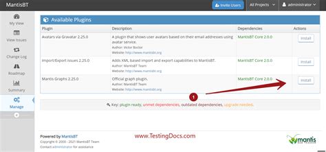 How To Install Mantisbt Plugins Testingdocs