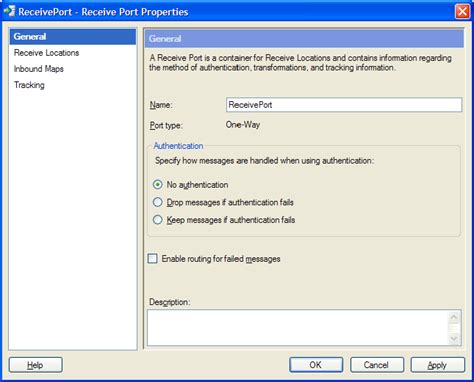 standardizing incoming messages using inbound maps tab on receive port