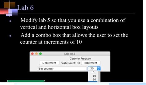 Solved Lab 6 Modify Lab 5 So That You Use A Combination Of