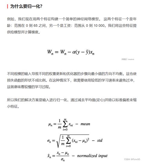 记录一下神经网络的归一化 Csdn博客