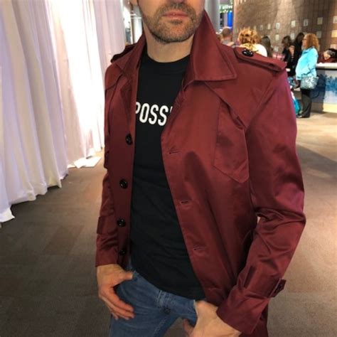 Jackets And Coats Mens Raspberry Trench Coat Poshmark