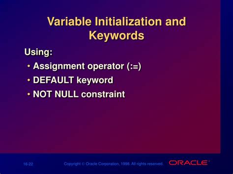 Ppt Declaring Variables Powerpoint Presentation Free Download Id