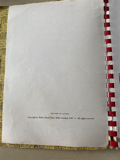 I Found This Robin Hood Cookbook From 1947 At A Thrift Store For 2 50