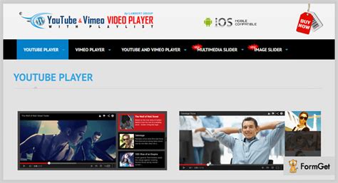 Top 5 Youtube Jquery Plugins Free And Paid Formget