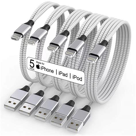 Usb C To Lightning Cable Apple Mfi Certified Pack Ft Iphone Charger Type C To