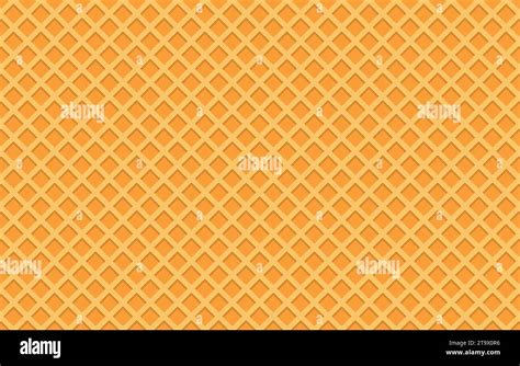 Wafer Seamless Pattern Sweet Dessert Waffle Texture Background Ice