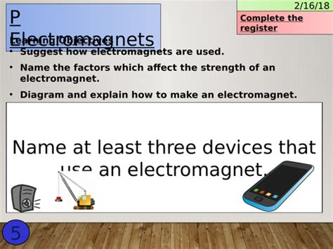 Ks3 Electromagnets Teaching Resources
