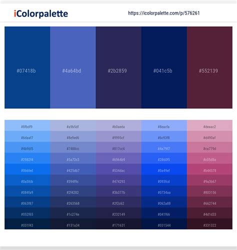 270 Latest Color Schemes With Gulf Blue Color Tone Combinations 2024