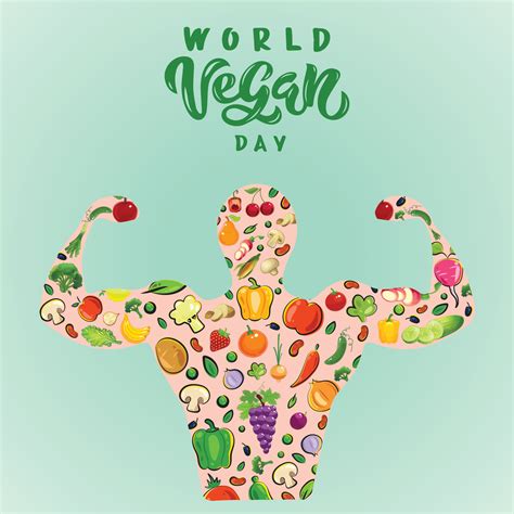 Cartel Del Día Mundial Vegano Diseño De Publicaciones Del Día Mundial