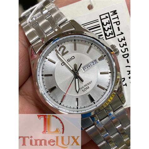 CASIO MEN S SILVER MTP 1335D 7A Shopee Philippines