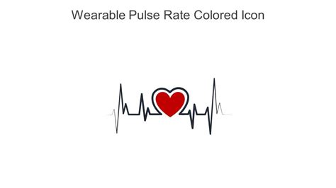 Wearable Pulse Rate Colored Icon In Powerpoint Pptx Png And Editable