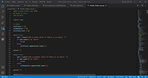 Cluedo Cheats Python