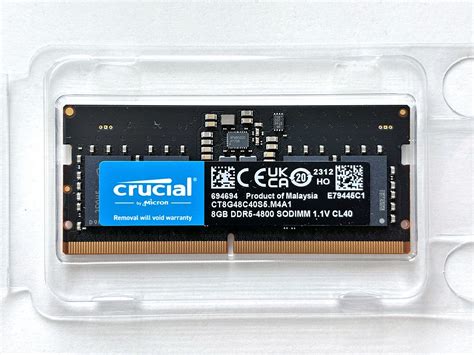 Crucial 8gb Ddr5 4800 Sodimm