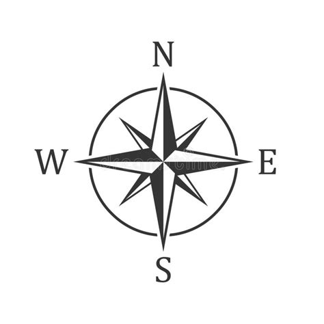 Compass Icon Vector Stock Illustration Illustration Of East 162380828