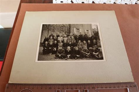 Tolles Altes Klassenfoto Schulklasse Fotografie Günstig