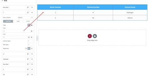 How To Create Data Table In Elementor