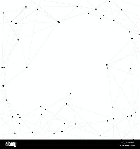 Vector Connect Lines And Dots Cover Template For Technology Abstract Background Stock Vector