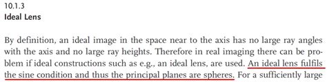 How To Explain The Location Of The Object Principal Plane In A Thick