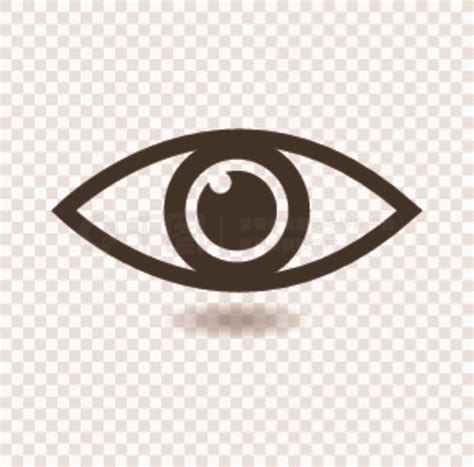 背景免抠元素透明背景上的眼睛图标符号符号隔离，矢量图解模板免费下载eps格式288像素编号43256071 千图网