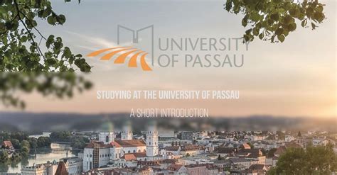 Cutting Edge Masters Programmes In Passau • University Of Passau