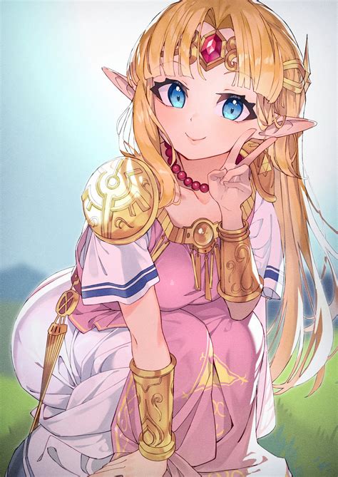 Princess Zelda The Legend Of Zelda And More Drawn By Rindoriko Danbooru