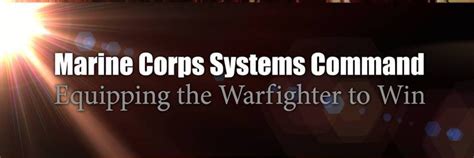 Marine Corps Systems Command Marcorsyscom Headquarters Marine Corps Members Stationed In Mcb
