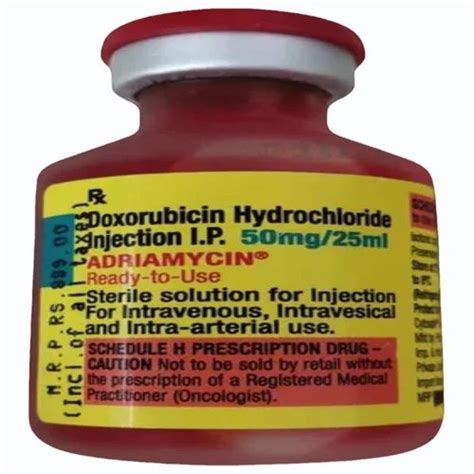 Adriamycin 50mg Injection At ₹ 1241 Vial Ayodhya Nagar Nagpur Id