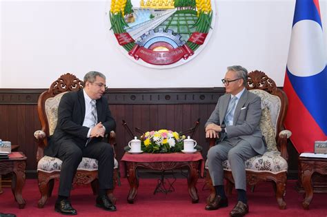 ລັດຖະມົນຕີກະຊວງການຕ່າງປະເທດ ຮັບການເຂົ້າຢ້ຽມຂໍ່ານັບຂອງ ທູດອາແຊັກໄບຊານ ປະຈໍາ ສປປ ລາວ