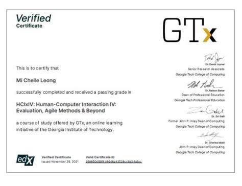 Michelle L On Linkedin Humancomputerinteraction Hci Professionalcertificate Georgiatech…