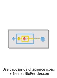 Free Microfluidic Device Top View Double Emulsion Icons Symbols