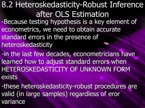 Ppt Heteroskedasticity In Econometrics Consequences Testing And Robust Inference Powerpoint