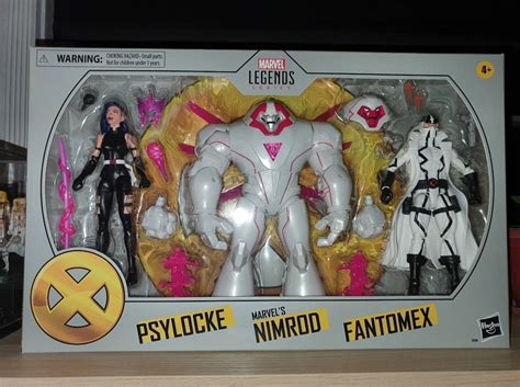 Marvel Legends Psylocke Fantomex And Nimrod 3 Pack Misb Hobbies
