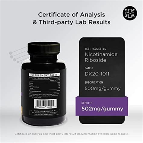 Neurogan Nicotinamide Riboside Supplement 500 Mg Per Gummy