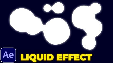 Liquid Effect Tutorial In After Effects Motion Graphics YouTube