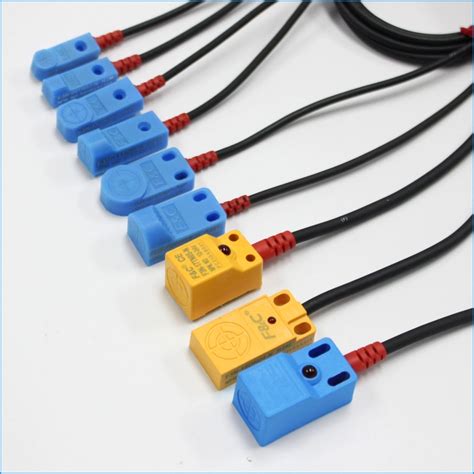 Inductive Square Proximity Sensor Switch Sensor With Top And Front Induction Option Switch And