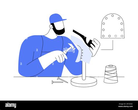 Assembling The Shoe Abstract Concept Vector Illustration Stock Vector Image And Art Alamy