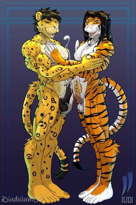 Rule 34 Anthro Balls Black Stripes Bodily Fluids Cum Duo Ejaculation