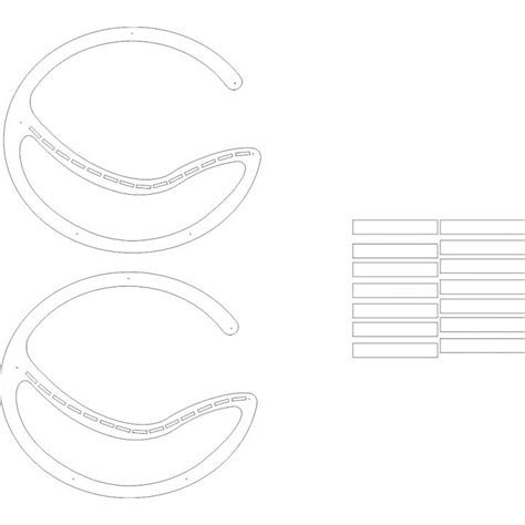 Вектор Шезлонг качалка для лазерной резки Coreldraw Шезлонг Маленькая лестница