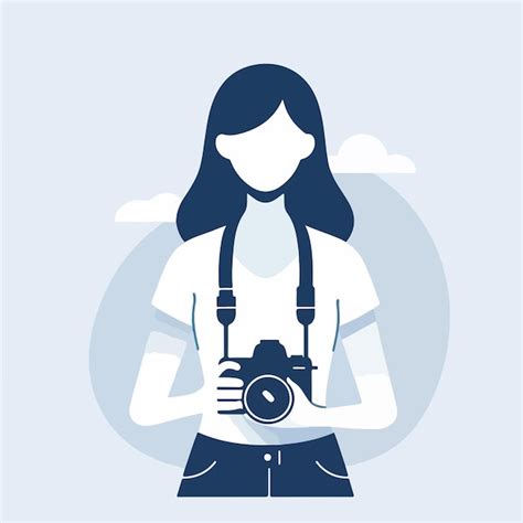 Premium Vector Vector Girl Photographer