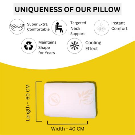 Mellowgreen Latex Normal Pillow For Better Sleep Mellowgreen